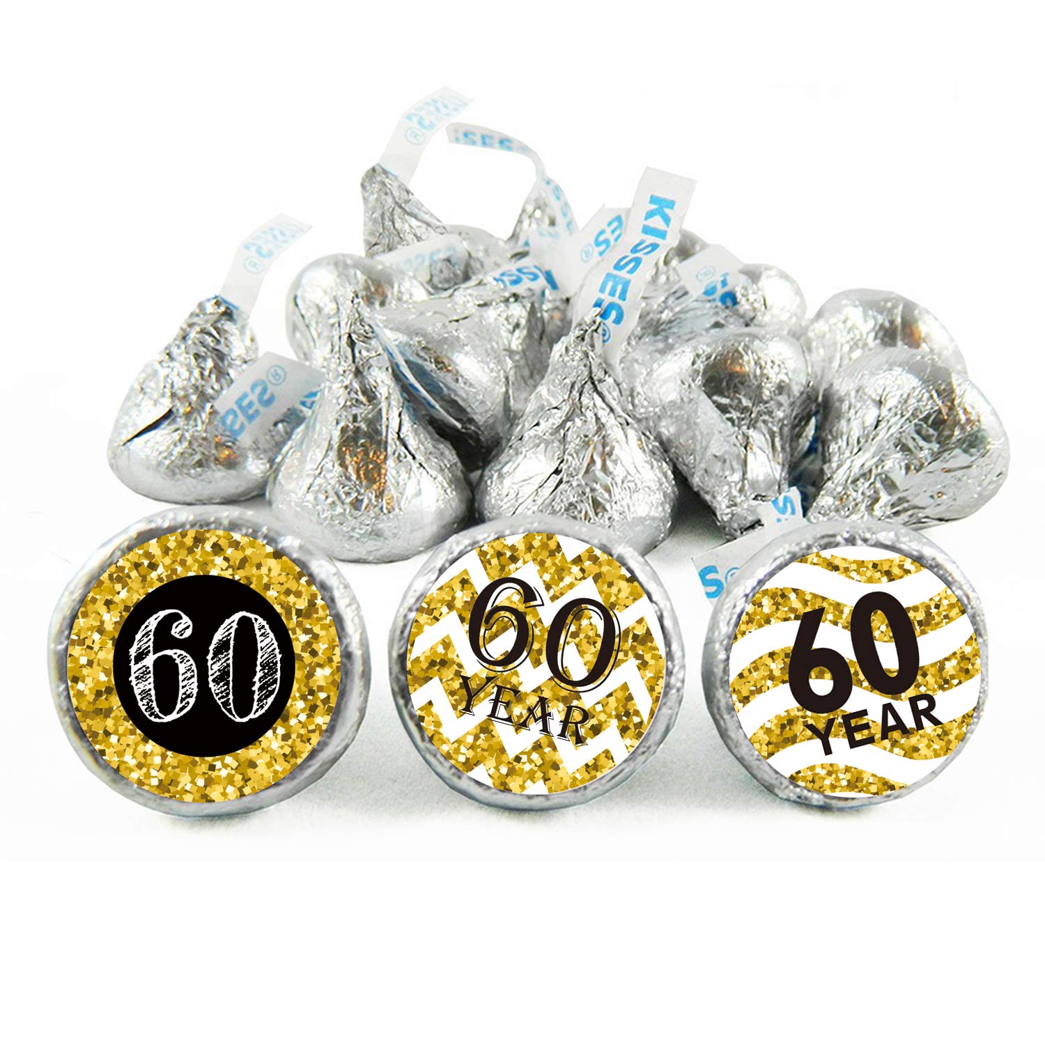 180 Pack 60th Birthday Party Favor Labels Chocolate Drops Labels 180-pack-60th-birthday-party-favor-labels-chocolate-drops-labels