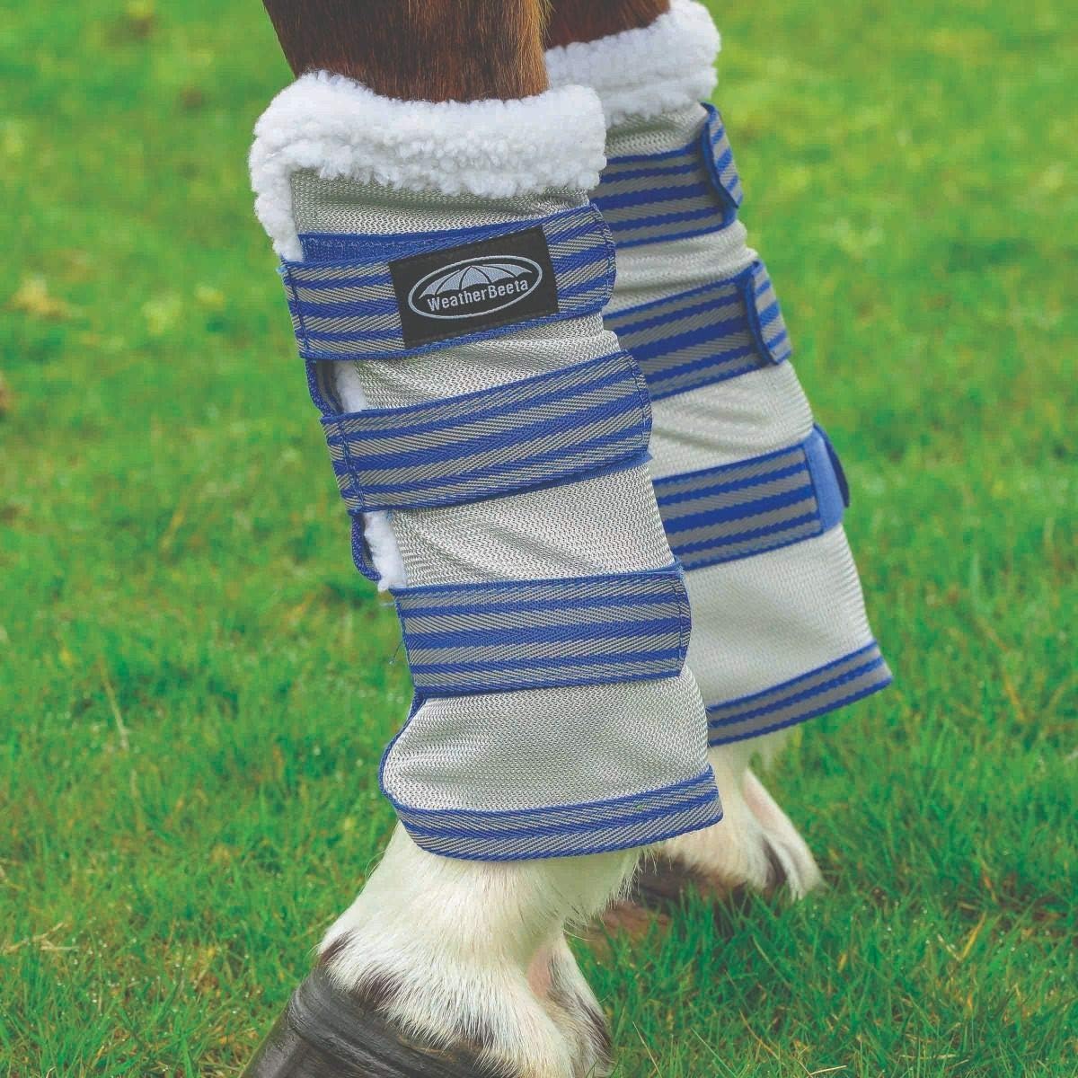 Amazon.com: WeatherBeeta ComFiTec Airflow Mesh Wraps, Grey/Blue/Grey ...