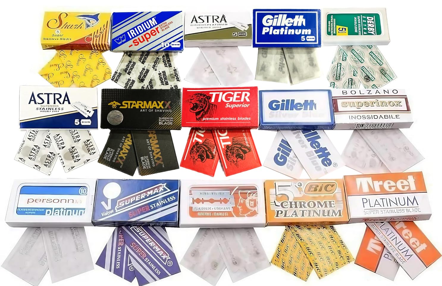 Amazon.com: Razor Blades Club Double Edge Razor Blade Sample Pack (2x ...