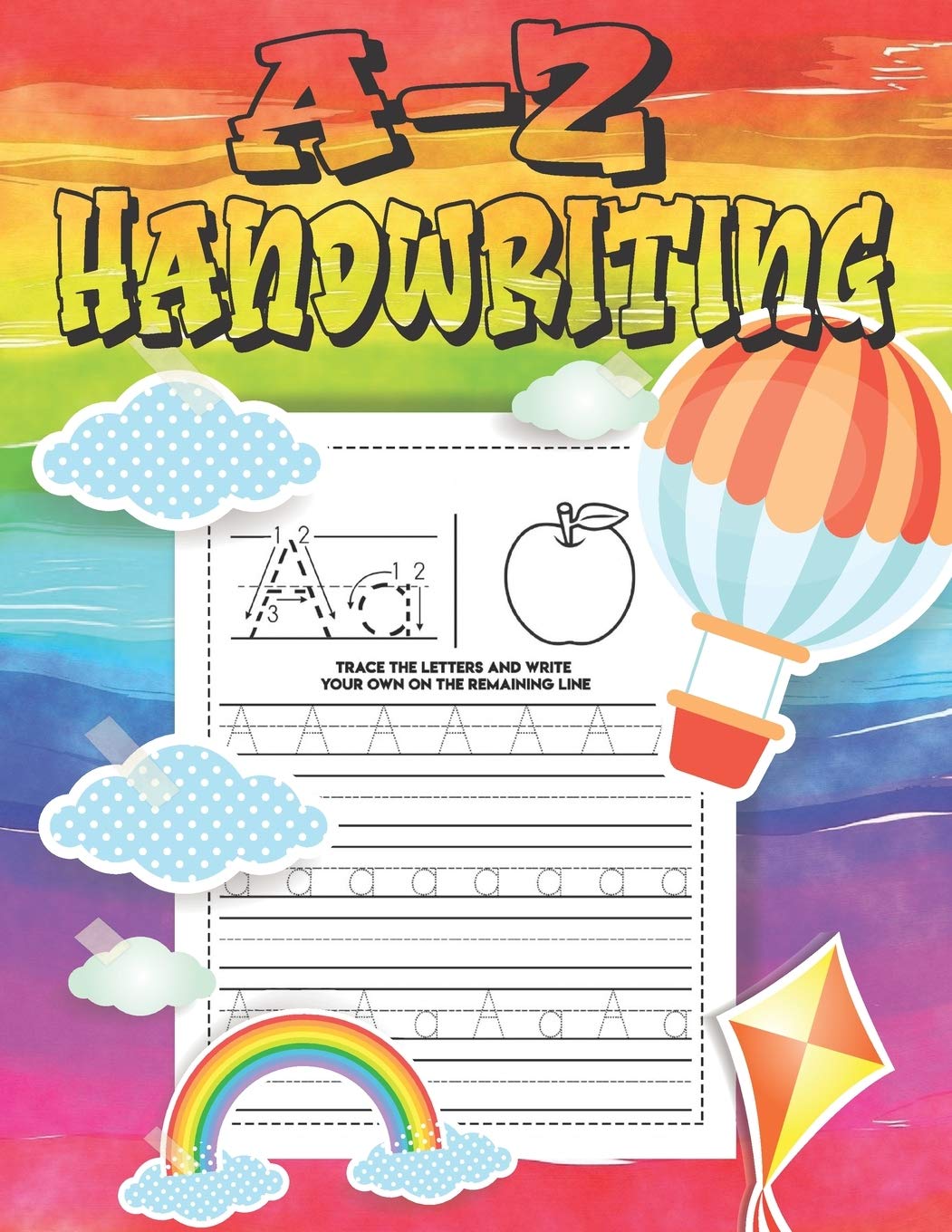 Buy A-Z Handwriting: Practice pages for kids Tracing letter For Kids ...