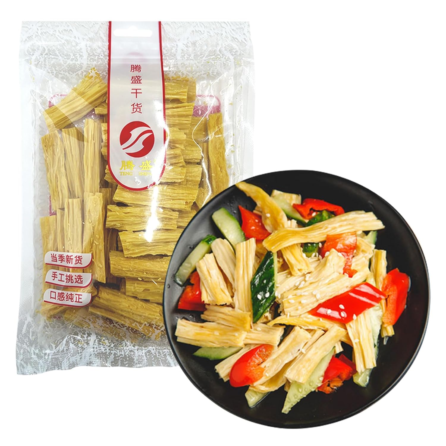 Amazon.com : SXETBEAN Dried Bean Curd Sticks, 180g/6.34oz Yuba Tofu ...