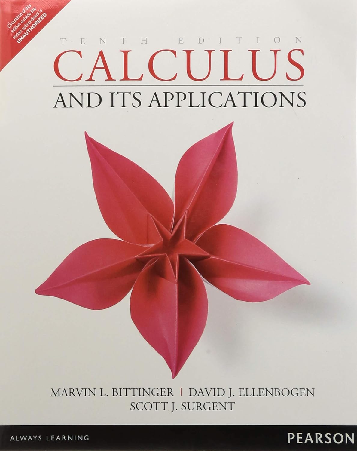 Calculus And Its Applications 10the Edition David M Levine Mark L Berenson Bittinger Et Al