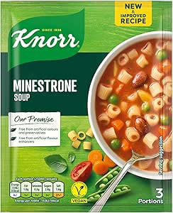 Knorr Minestrone Packet Soup Mix, 78g, Pack of 3, Irish Recipe : Amazon ...