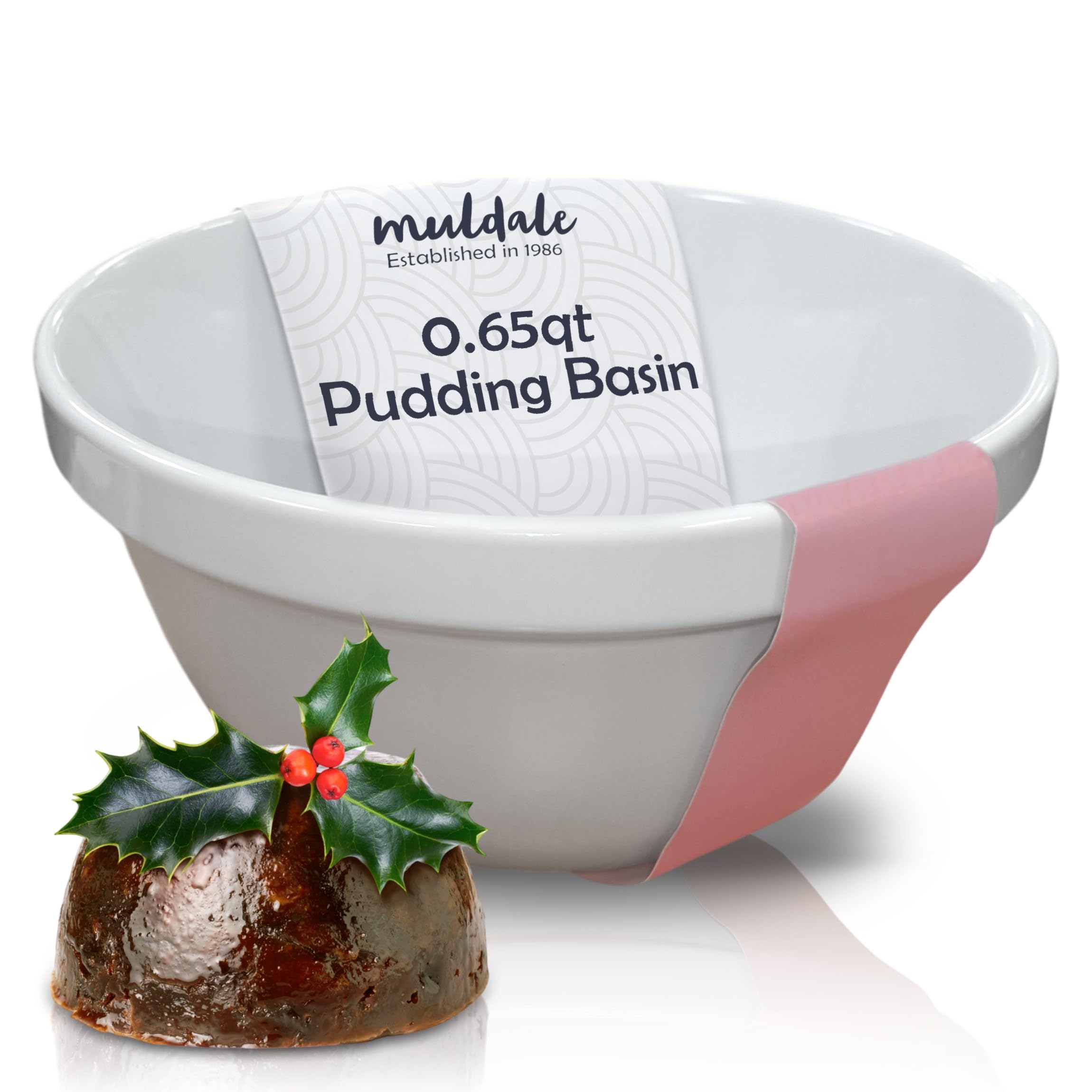 Amazon.com: Muldale Ceramic Pudding Basin for Steaming 1 Pint - Figgy ...