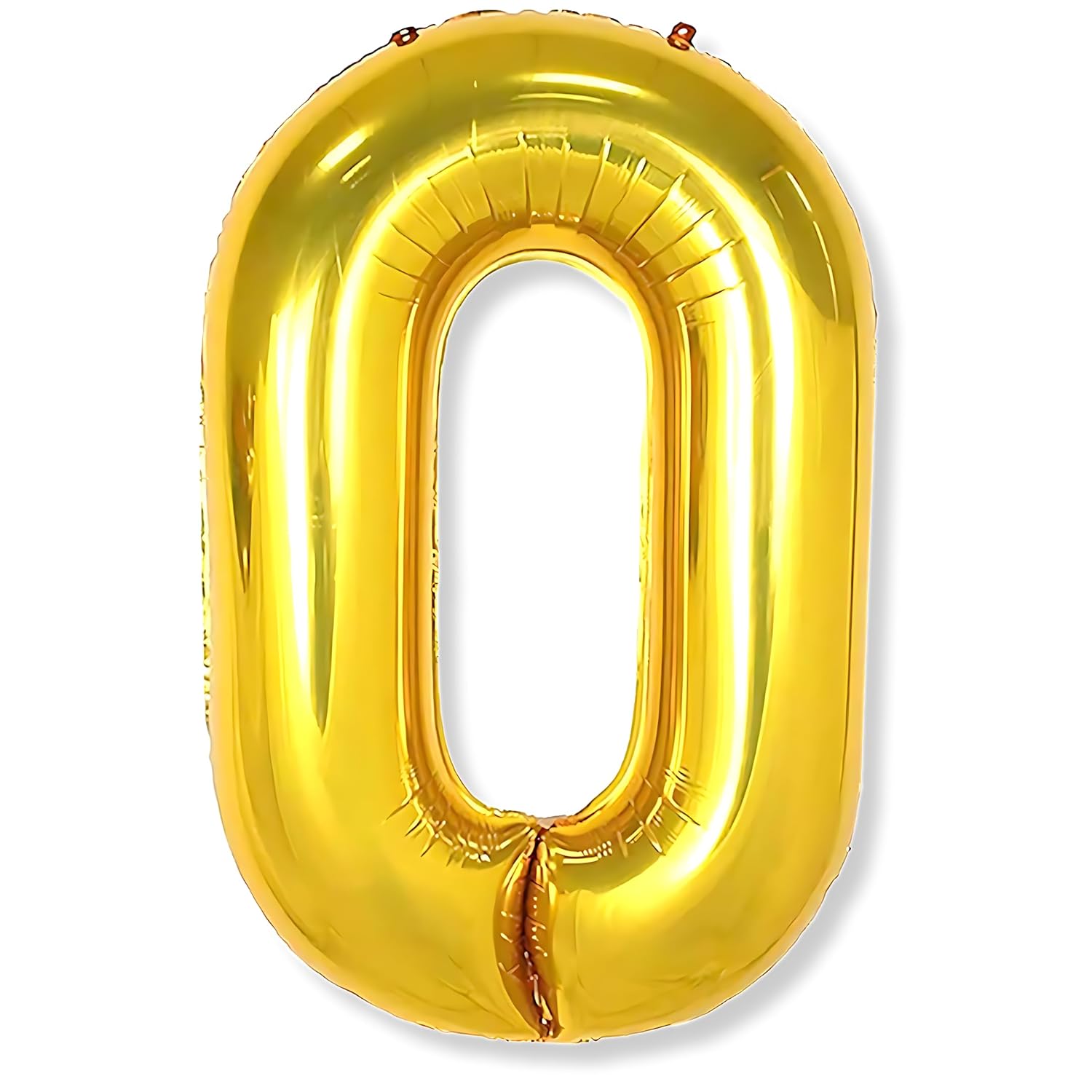 Flyloons 0 number Golden Foil Balloon 16 inch Size Birthday Decoration ...