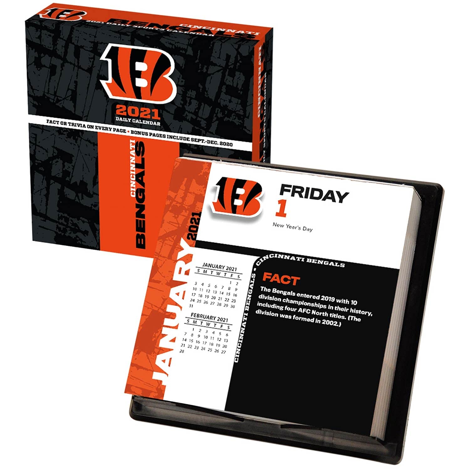 Turner Licensing Cincinnati Bengals 2021 Box Calendar : Amazon.in ...