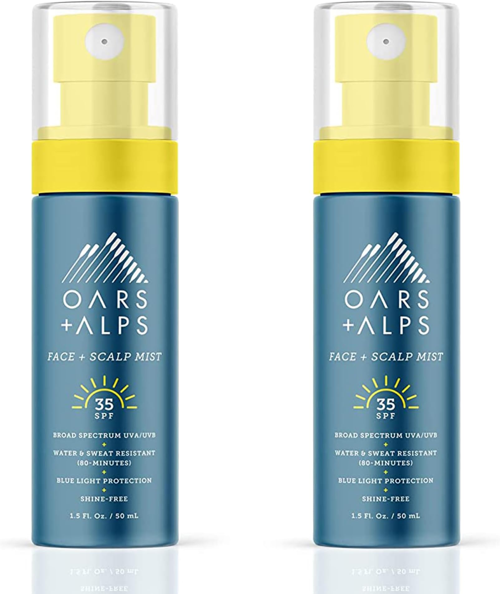 Amazon.com: Oars + Alps Face and Scalp Mist SPF 35 Sunscreen, Protects ...
