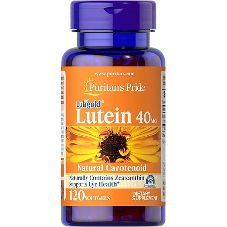 Amazon.com: Puritan's Pride Healthy Eyes Lutigold Extra - 60 Soft Gels ...