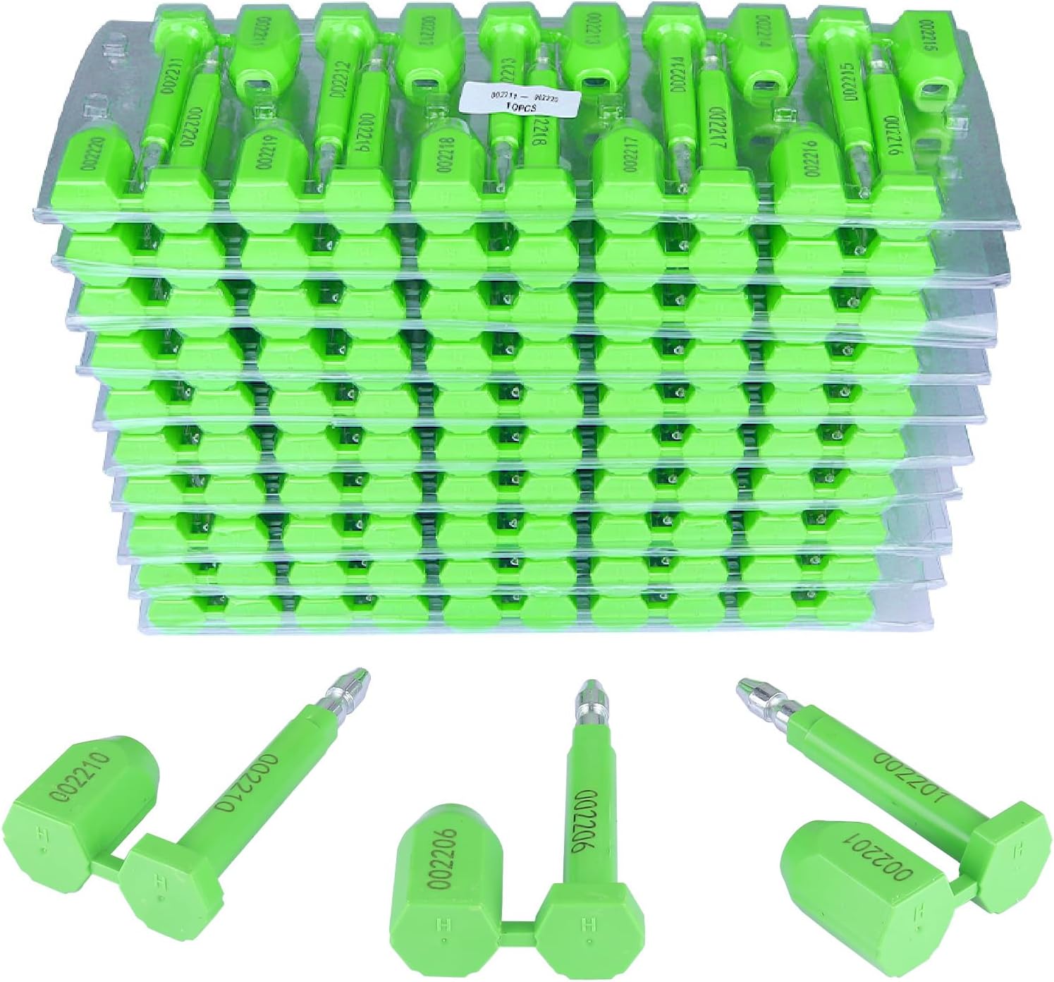 Amazon.com: NovelBee 100pcs Bolt Seals for Containers, Metal Seals with ...