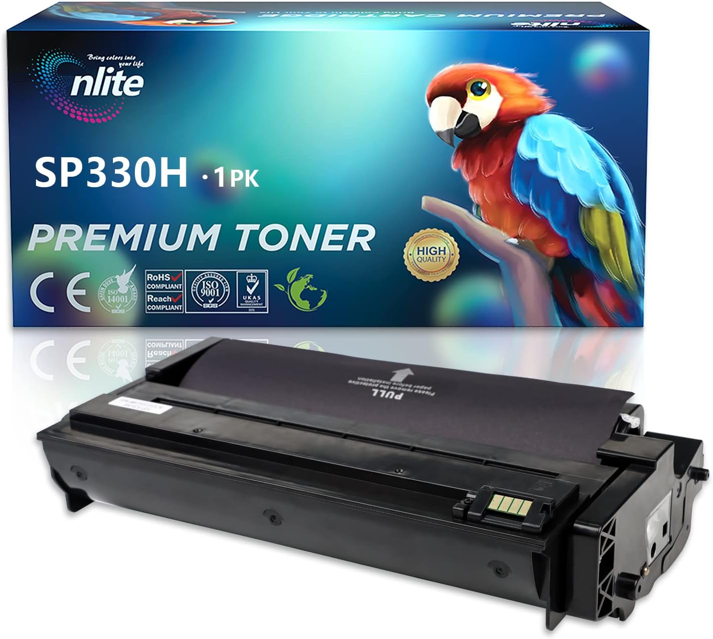 Amazon.com: Enlite SP330H Replacement Toner Cartridge for SP330 SP-330H, Work with SP330dn ...
