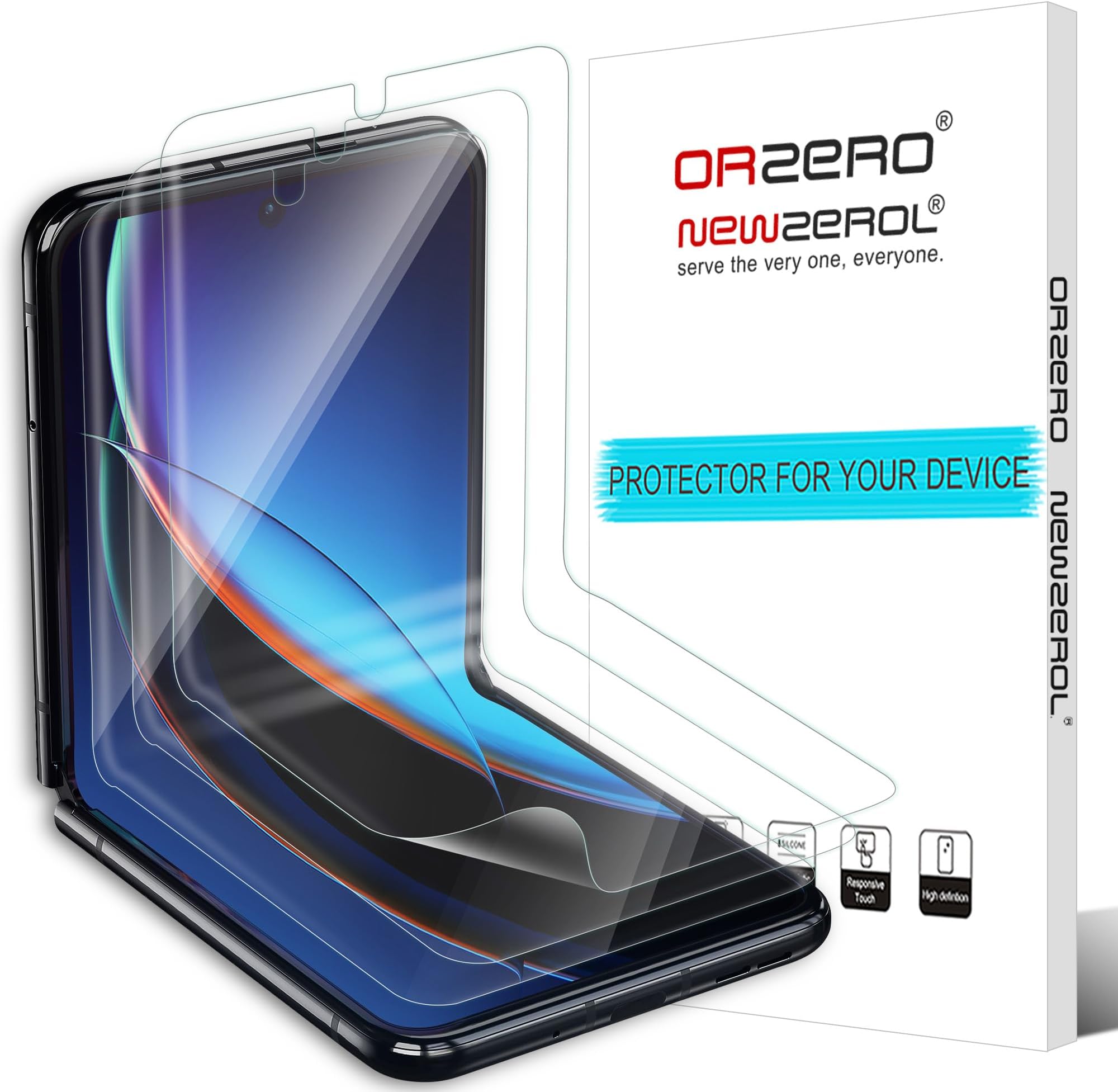 Amazon.com: Deekeewe 2 Pack for Motorola Razr 2024/2025 Front Screen ...