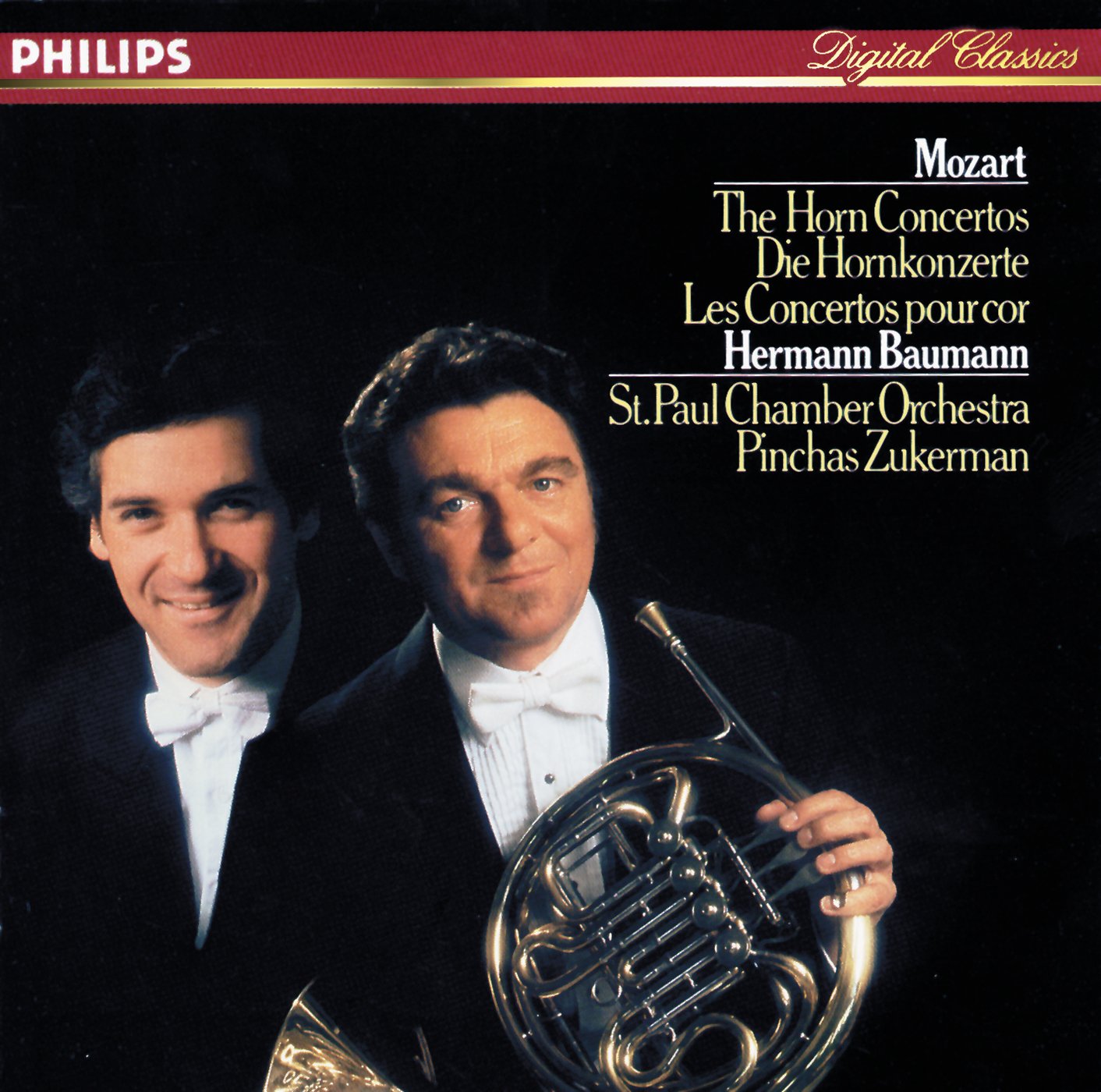 Hornkonz : Baumann, Zukerman, Spco: Amazon.fr: CD et Vinyles}