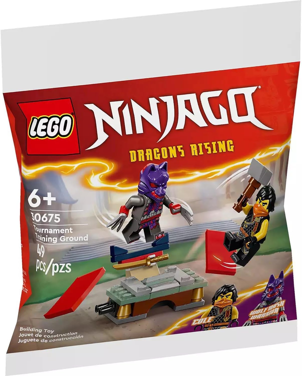 LEGO Kid NINJAGO Tournament Training Ground Building Kit 30675 (49 ...