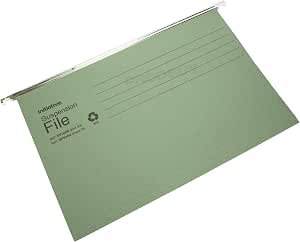 [Box of 50] Green Hanging Suspension Files with Tabs & Inserts ...