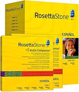 Rosetta Stone Version 3: Spanish (Spain) Level 1 and 2 Set with Audio ...
