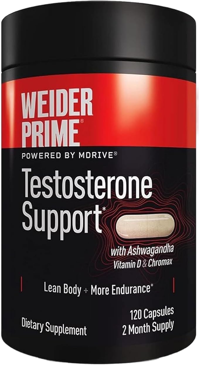 Amazon.com: Suplemento Weider Prime saludable de testosterona para ...