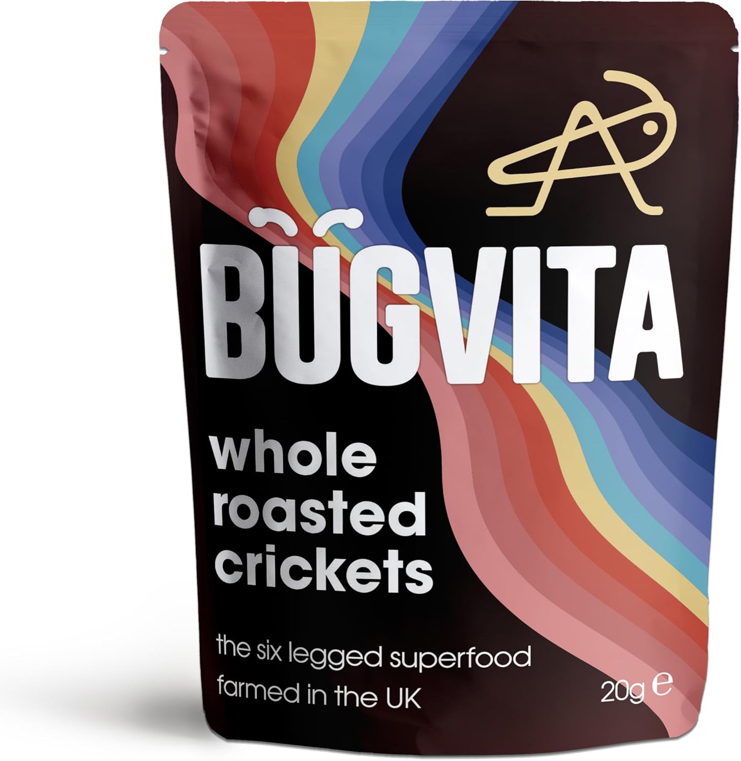 Whole Roasted Crickets (Edible Insects) | 20g | Unseasoned | Farmed in ...