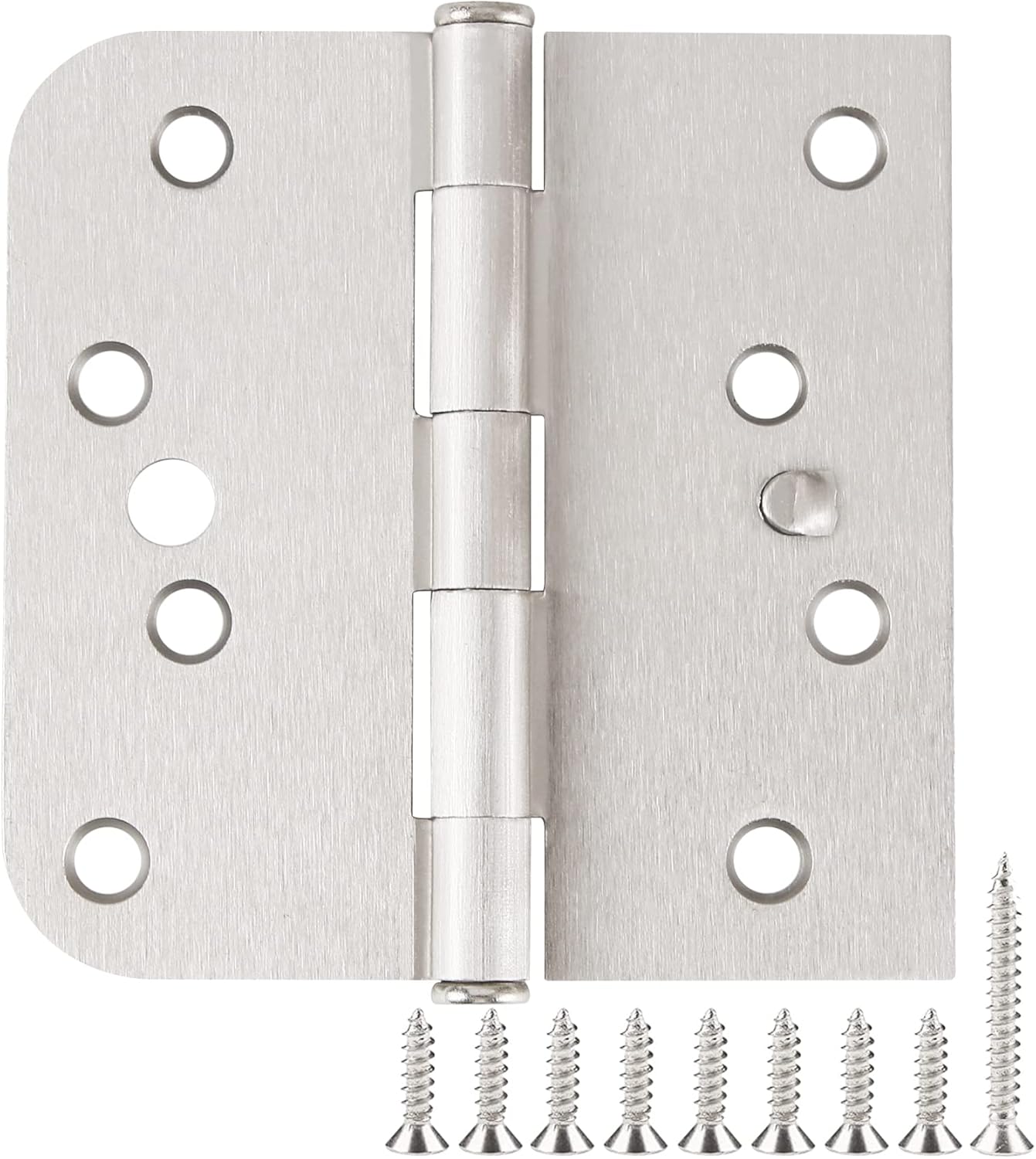 12 Pack Door Hinges 4 Inch Interior Door Hinges Satin Nickel Door ...