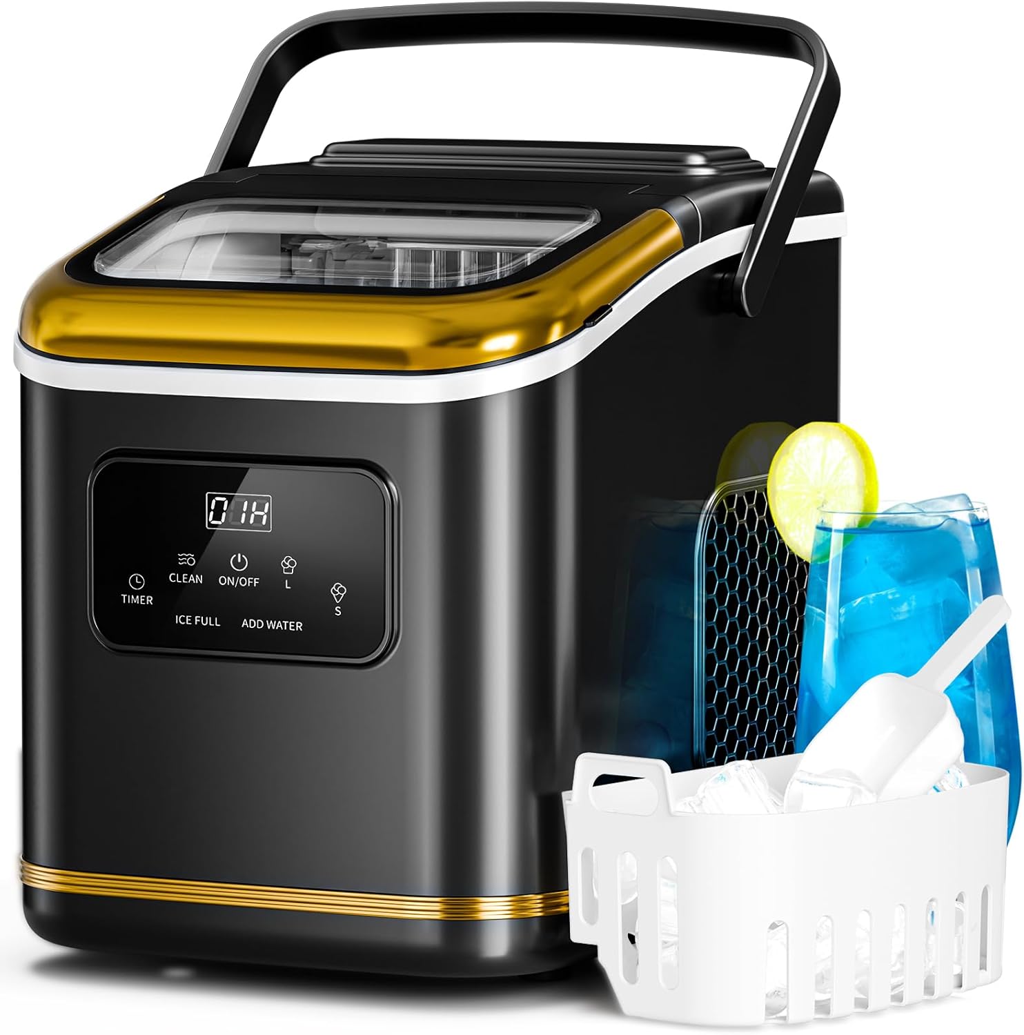 Amazon.com: Antarctic Star Countertop Ice Maker, Portable Ice Machine ...