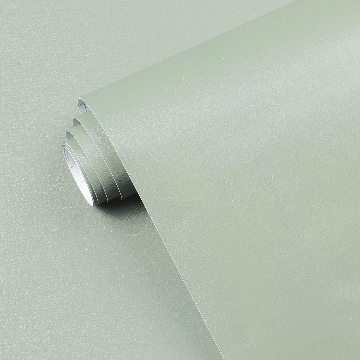 Light Green Contact Paper 15.7"x118" Peel and Stick Wallpaper, Matte ...