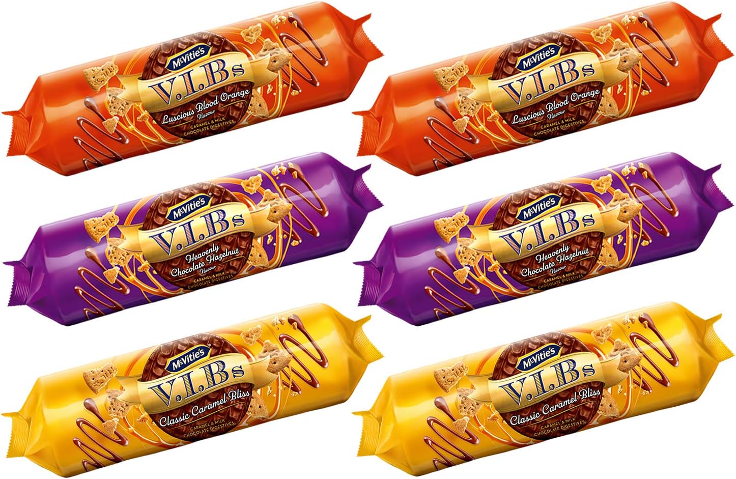 6 x Mixed McVitie’s V.I.Bs (Luscious Blood Orange, Heavenly Chocolate ...