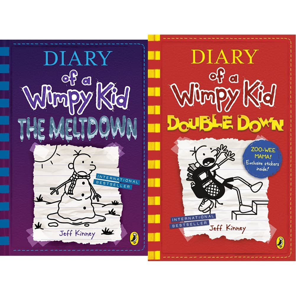 Buy Diary of a Wimpy Kid: The Meltdown (Book 13) & Double Down (Diary ...