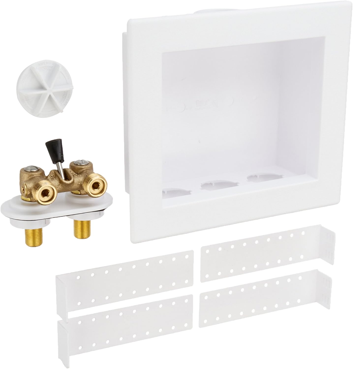 Oatey 38568 Quadtro Copper Sweat Washing Machine Outlet Box, 2-Inch ...