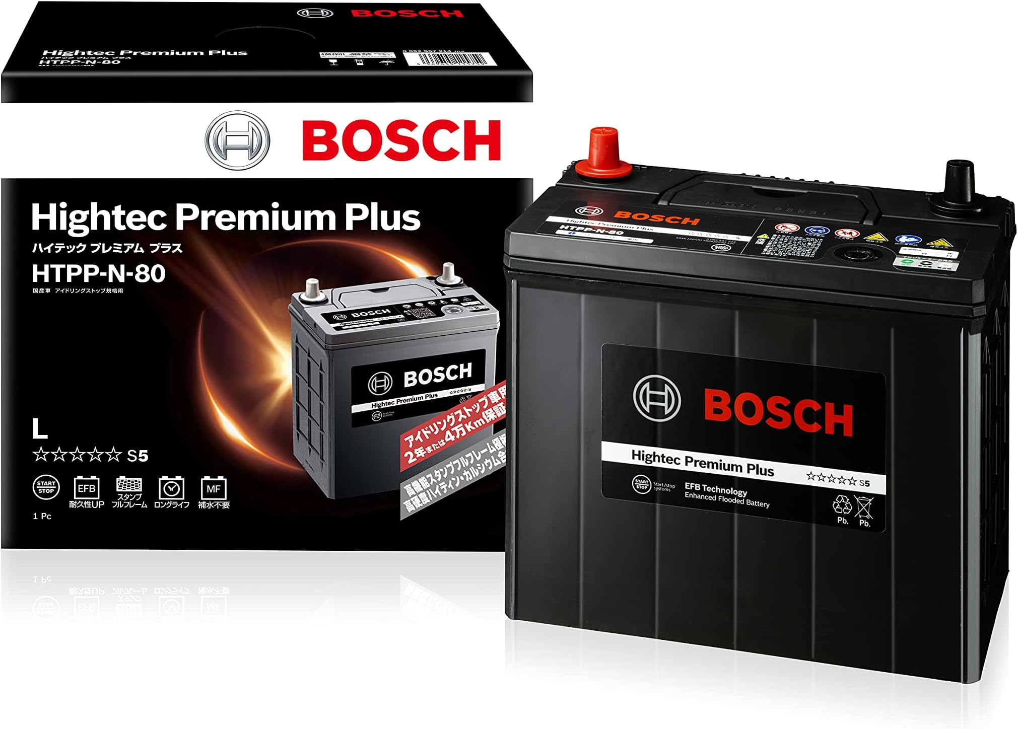 Amazon | ホンダ純正 バッテリー N-65 31500-T4P-505 アイドリングストップ | カーバッテリー | 車＆バイク