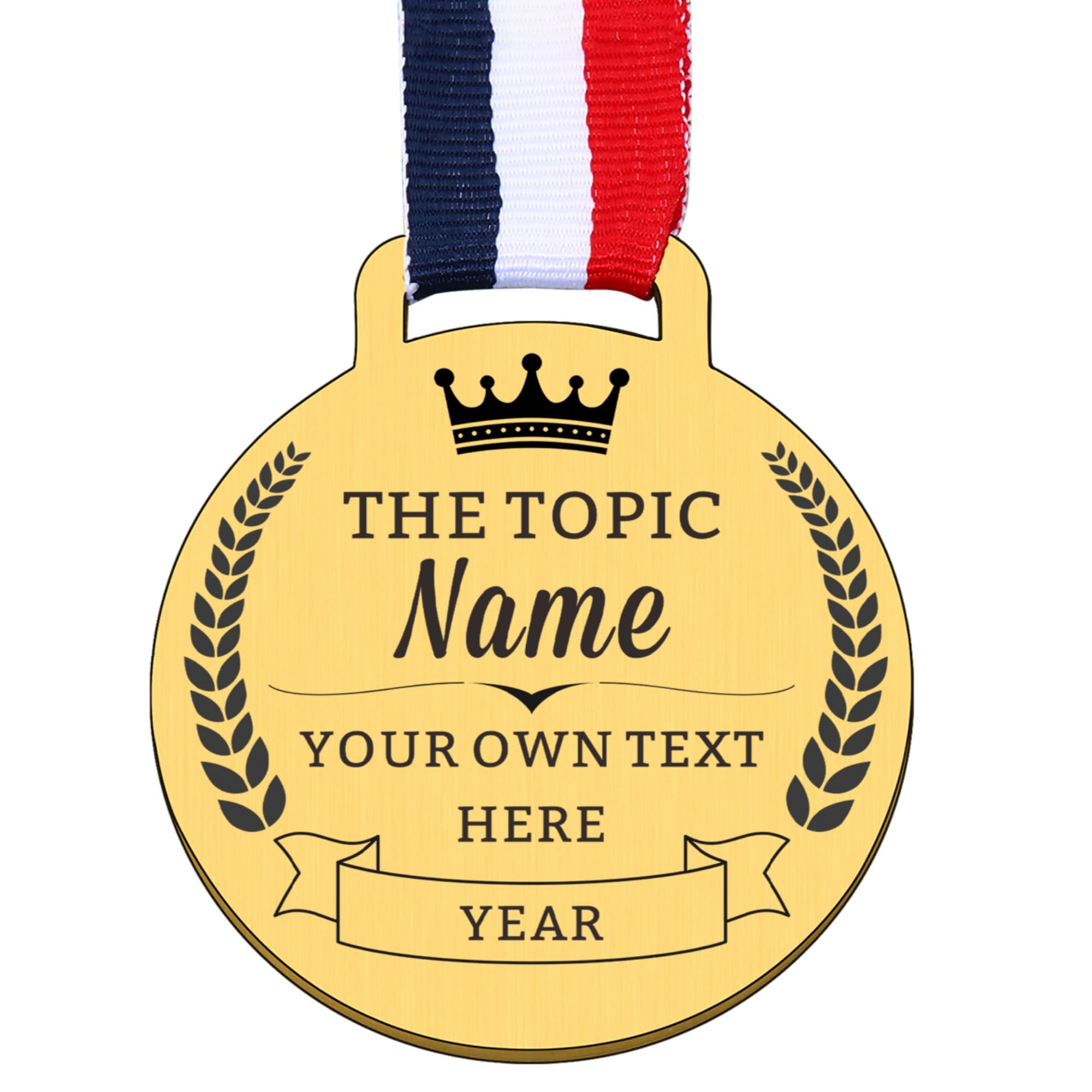 Amazon.com : Custom Medals for Awards Personalized Medals Design Your ...