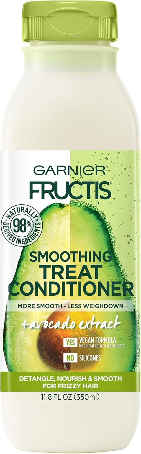Garnier Fructis Smoothing Treat Conditioner, 98 Percent Naturally ...
