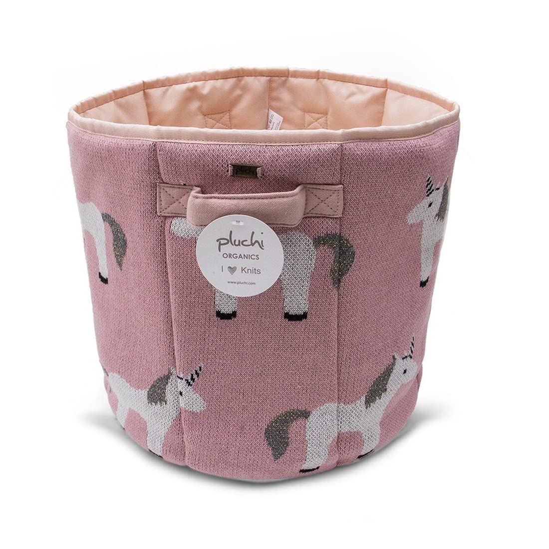 Pluchi My Little Unicorn Storage Basket for Kids (Bubblegum Pink ...