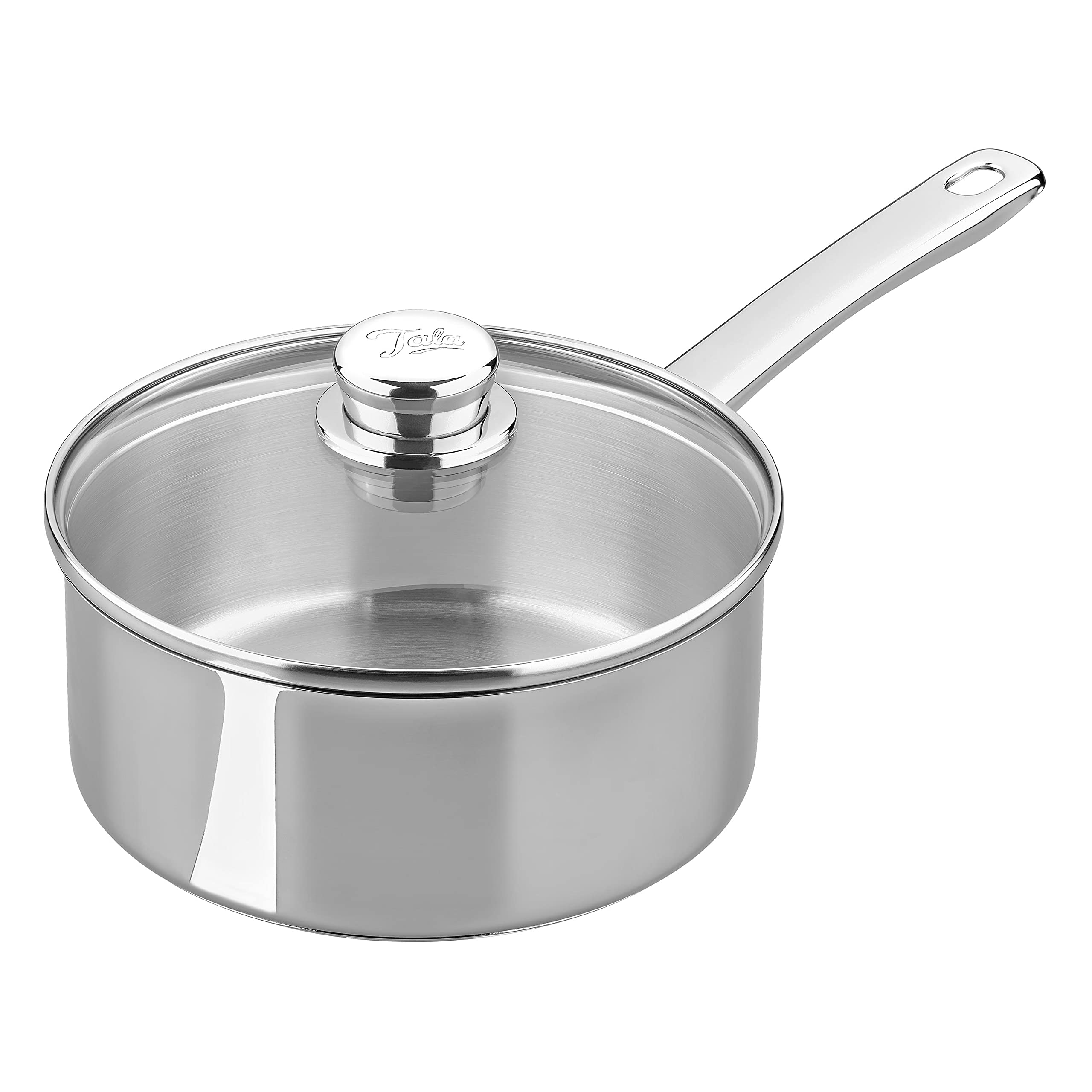 Tala Performance Stainless Steel Cookware 20cm Saucepan with Glass lid ...