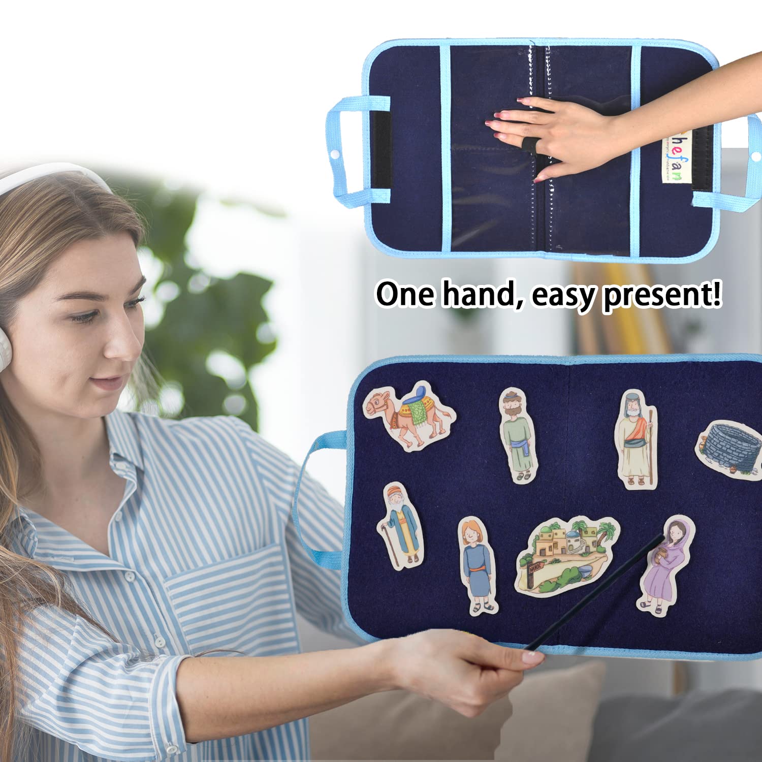 Snapklik.com : 4 Pack Felt Board Bible Stories Set, Flannel Board ...