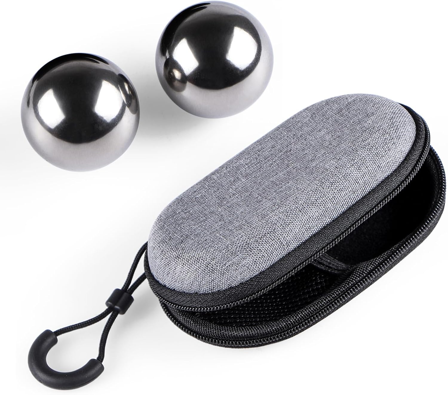 BIMUYI Massage Balls with Case, 304 Stainless Steel Baoding Balls ...