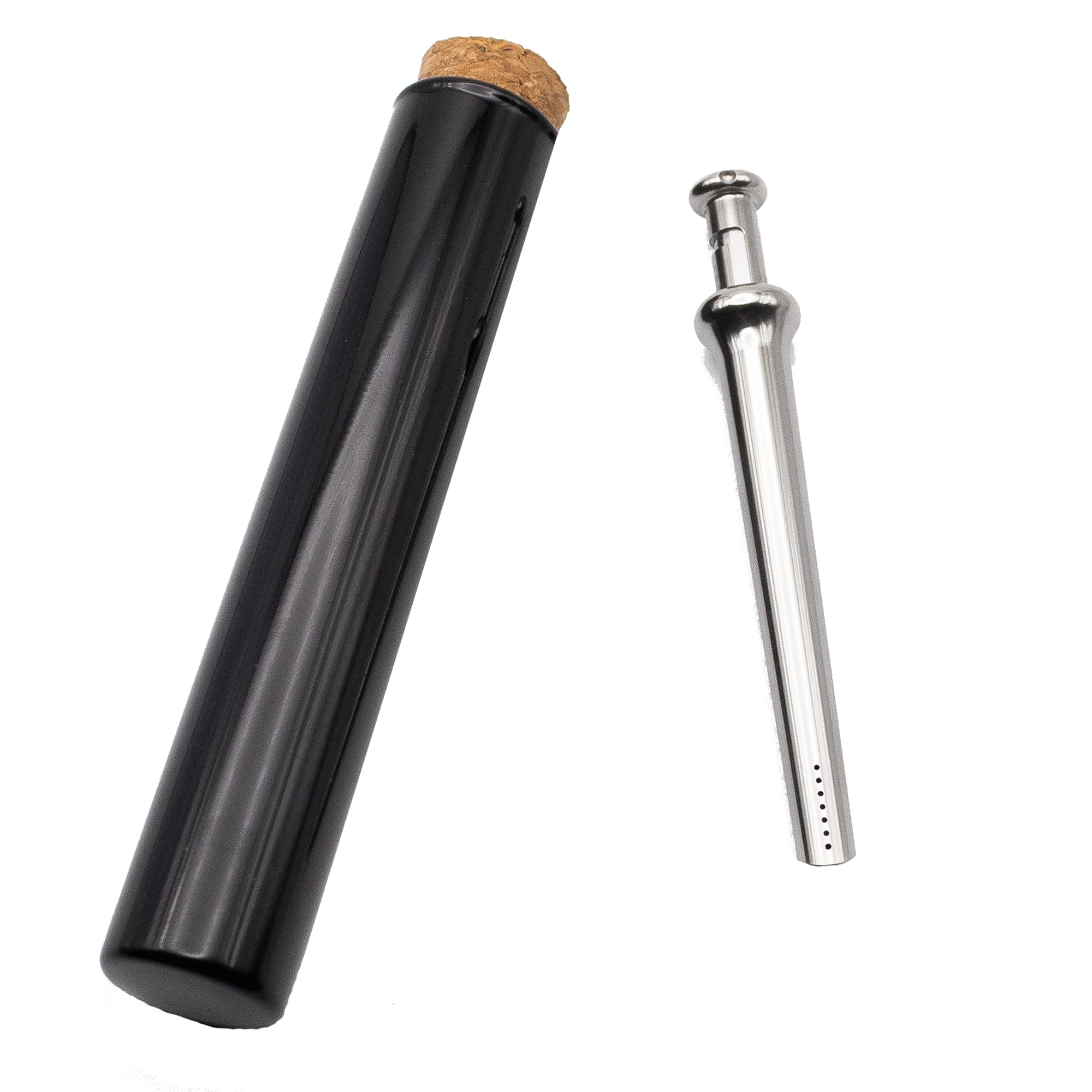 Buy EZ BUMPS Stainless Steel Spring-loaded Snuff Straw Collectable ...