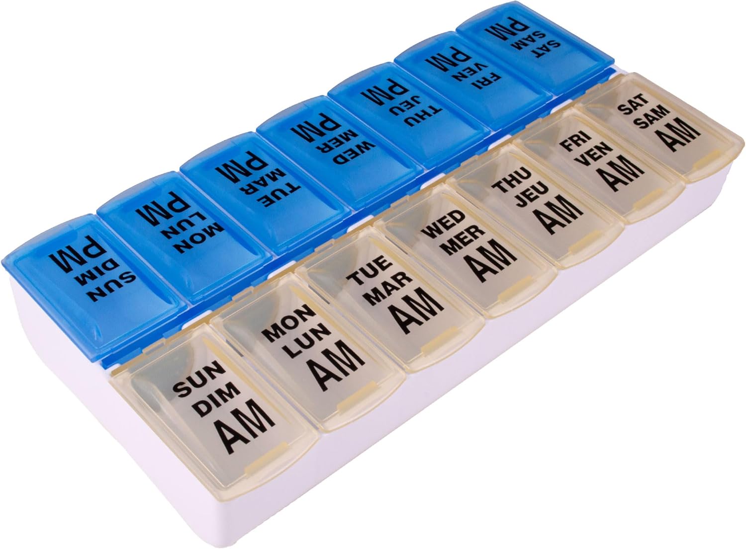 Apex Twice-A-Day Weekly Pill Organizer, Weekly Pill Organizer, 2 Times ...