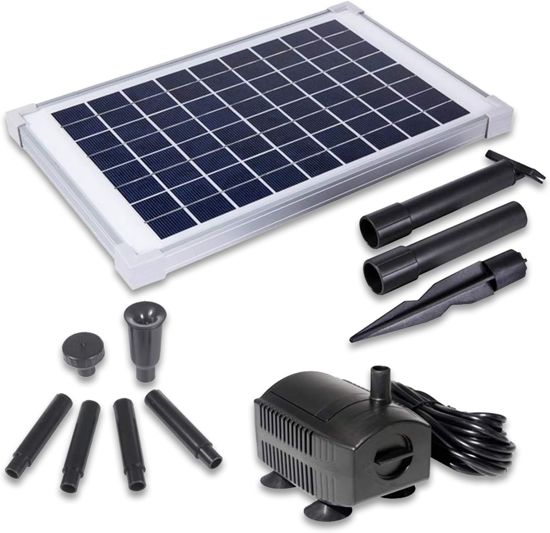 Amazon.com: Solariver - Solar Water Pump Kit, Sun-Powered Submersible ...