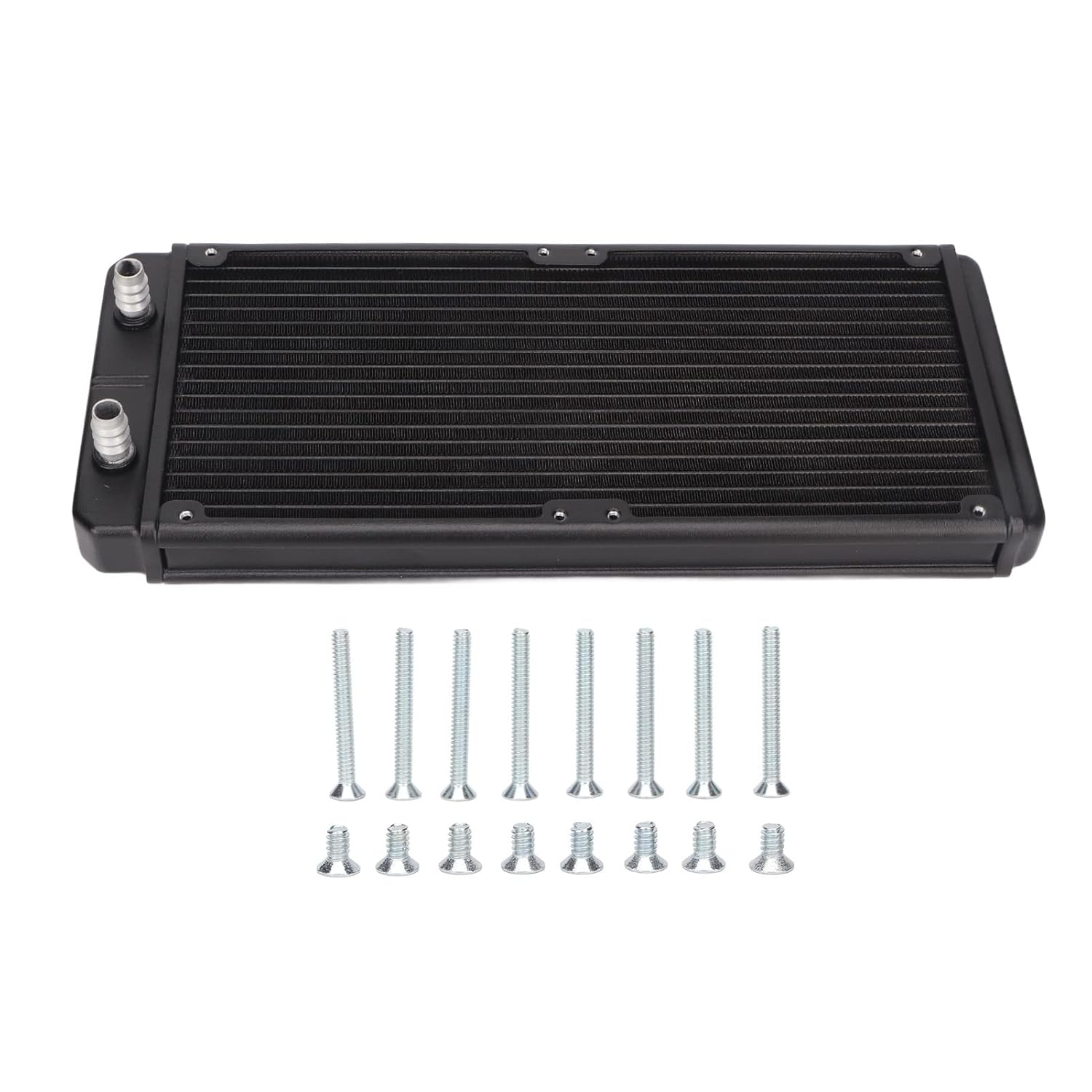 Water Cooling Radiators, 279mm 18 Pipes Heat Exchanger, Metal Liquid ...