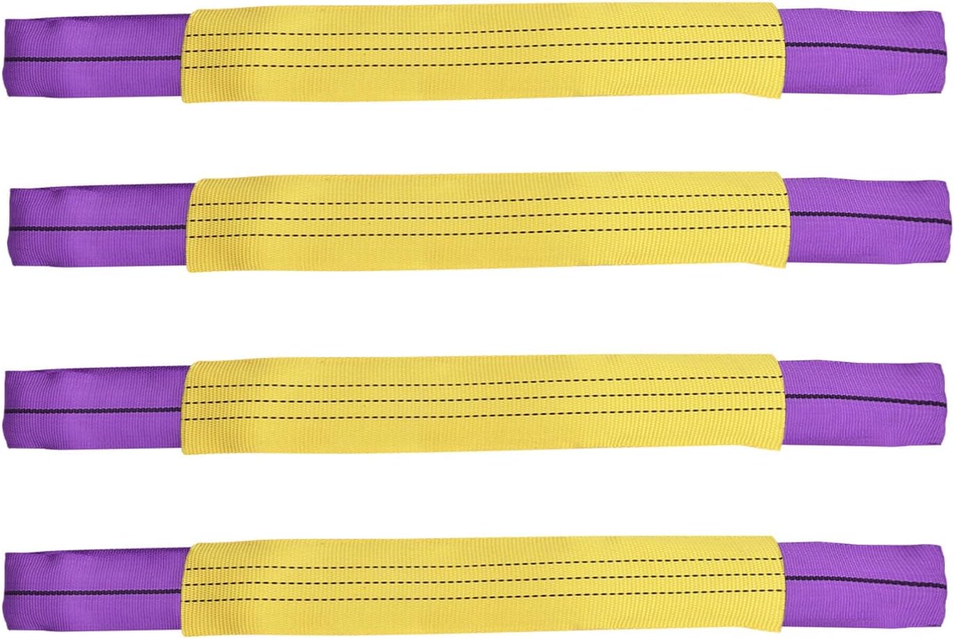 Trintion 4PCS Wheel Link Straps 50cm Car Tire Fixing Belt Tie Down Loop ...