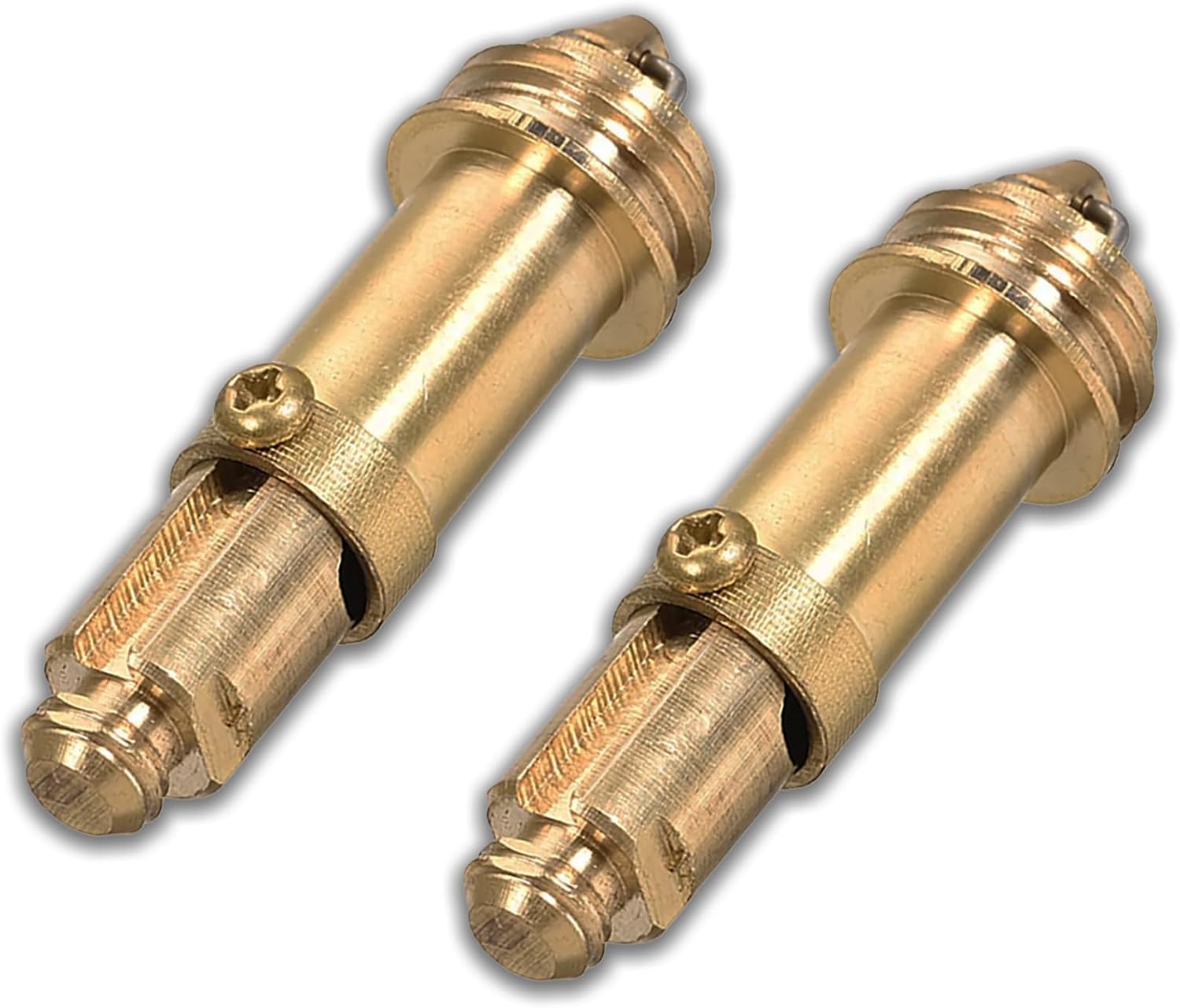 Bathroom Sink Plugs Pop Up-2 Packs, Push Down Sink Plug, Spring Loaded ...