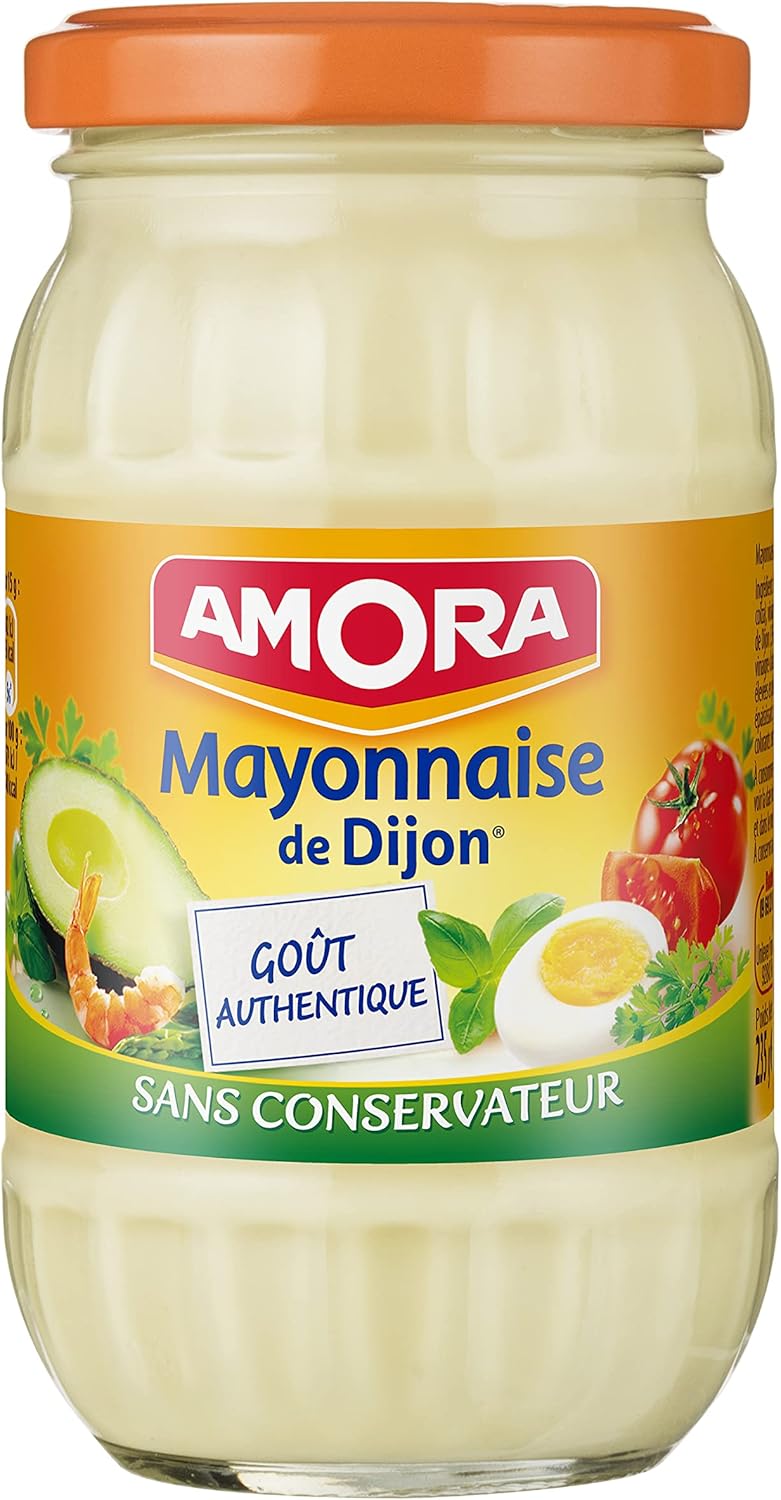 Amora Mayonnaise de Dijon Nature, 235g : Amazon.fr: Epicerie