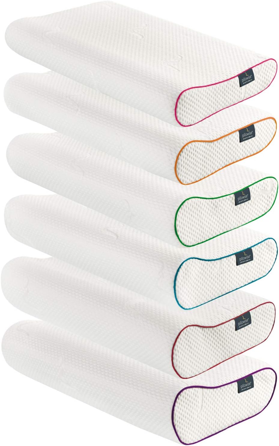 Fey & Co. Pillowise Nackenstützkissen 5 Red 55x35x9,5/12,5 cm : Amazon ...