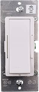 Leviton VZI06-1LZ Vizia 600-Watt 120-Volt AC Incandescent Dimmer with ...