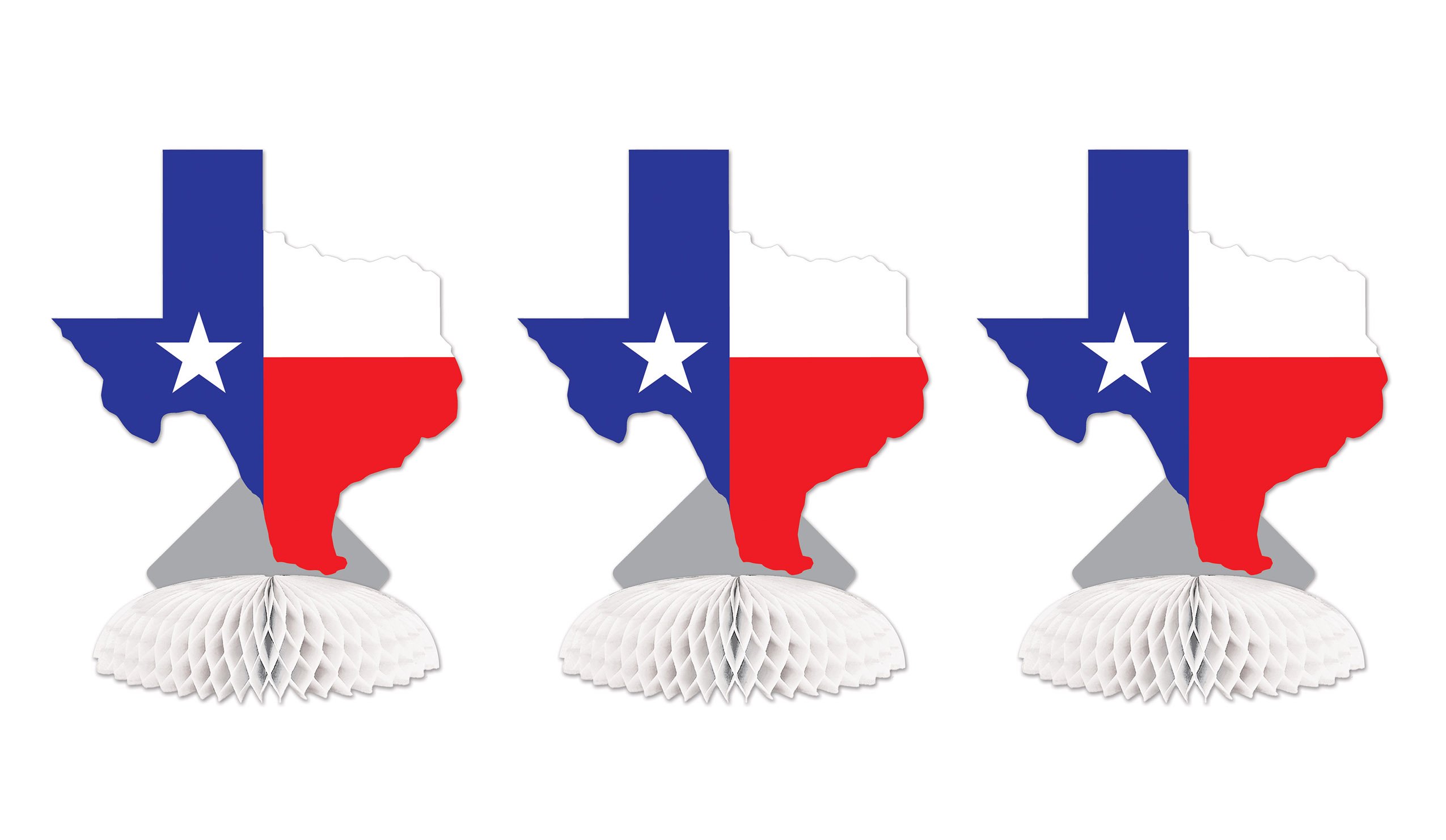 Amazon.com: Beistle 3Piece Texas Centerpieces, 8.25", Multicolored ...