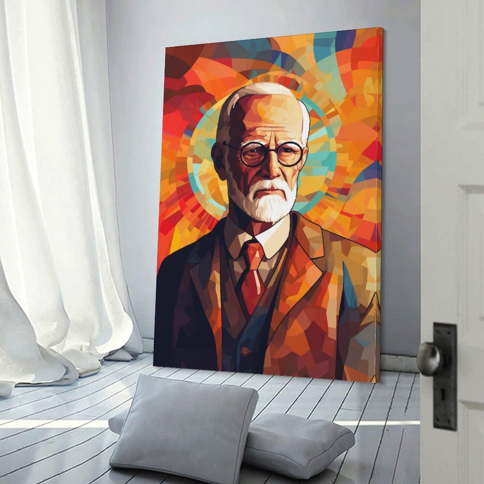 Sigmund Freud Art Sigmund Freud, Painting By Mauricio Palma
