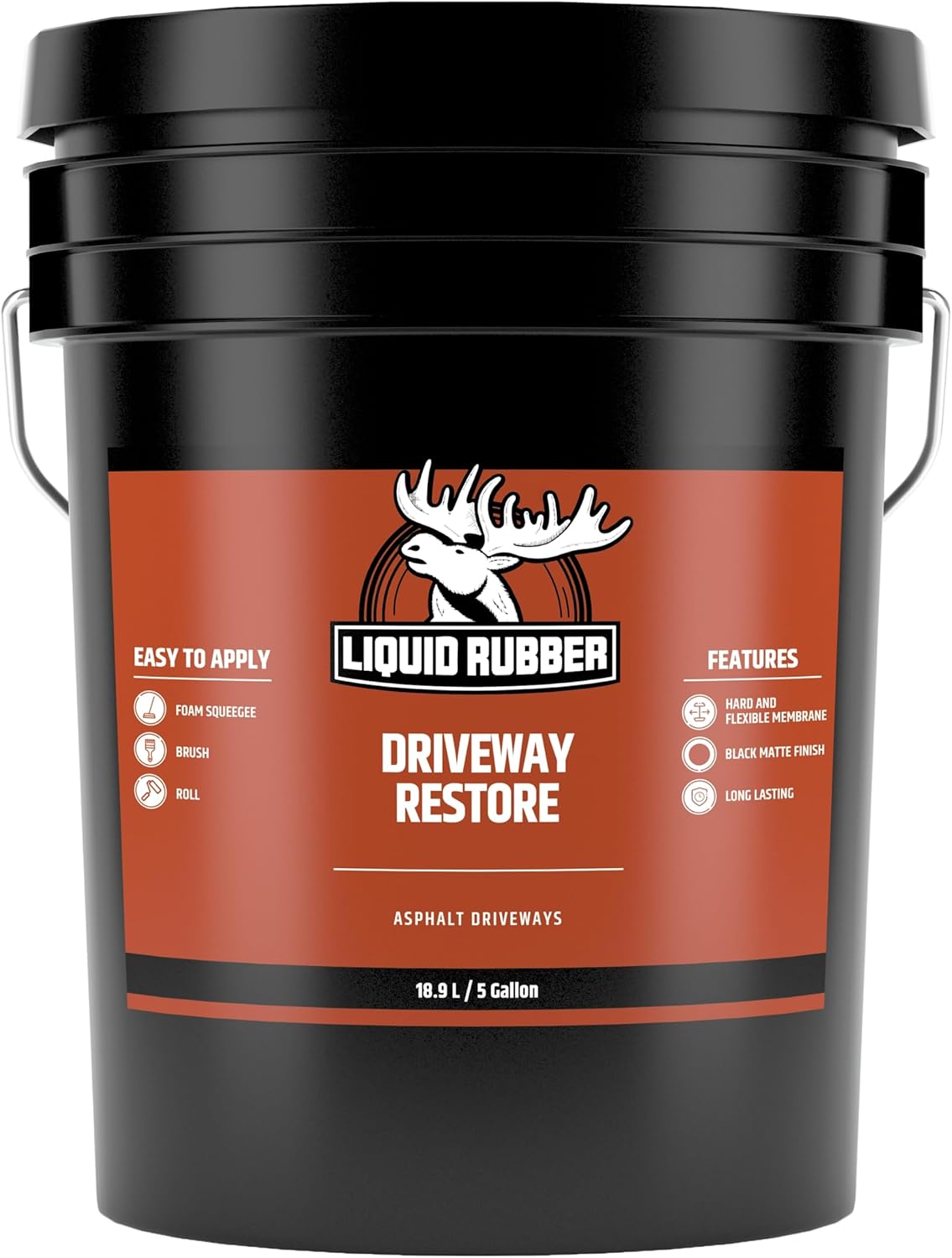 Liquid Rubber Driveway Restore Sealant - Highly Flexible Asphalt ...