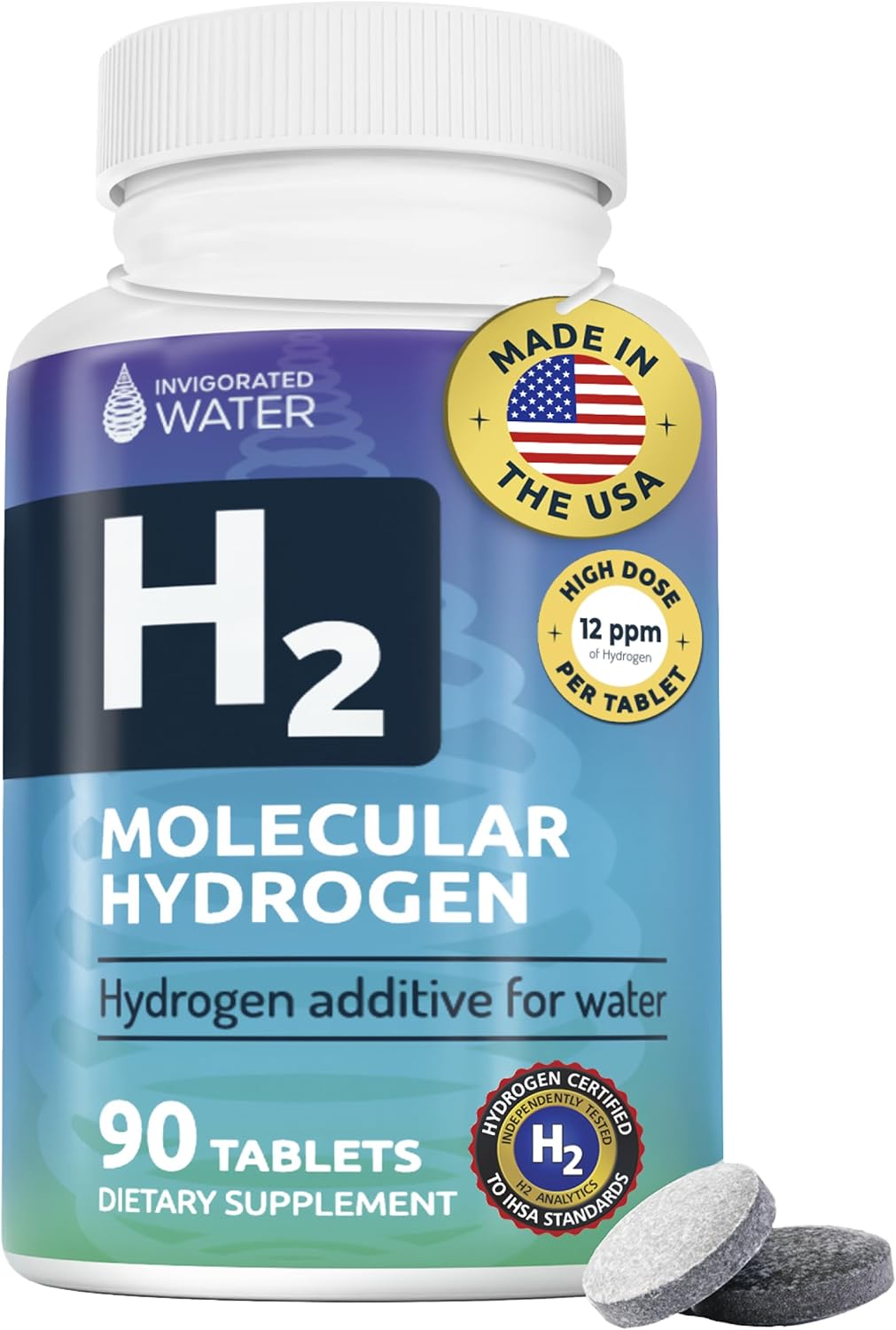 Amazon.com: Invigorated Water Hydrogen Water Tablets with Magnesium ...