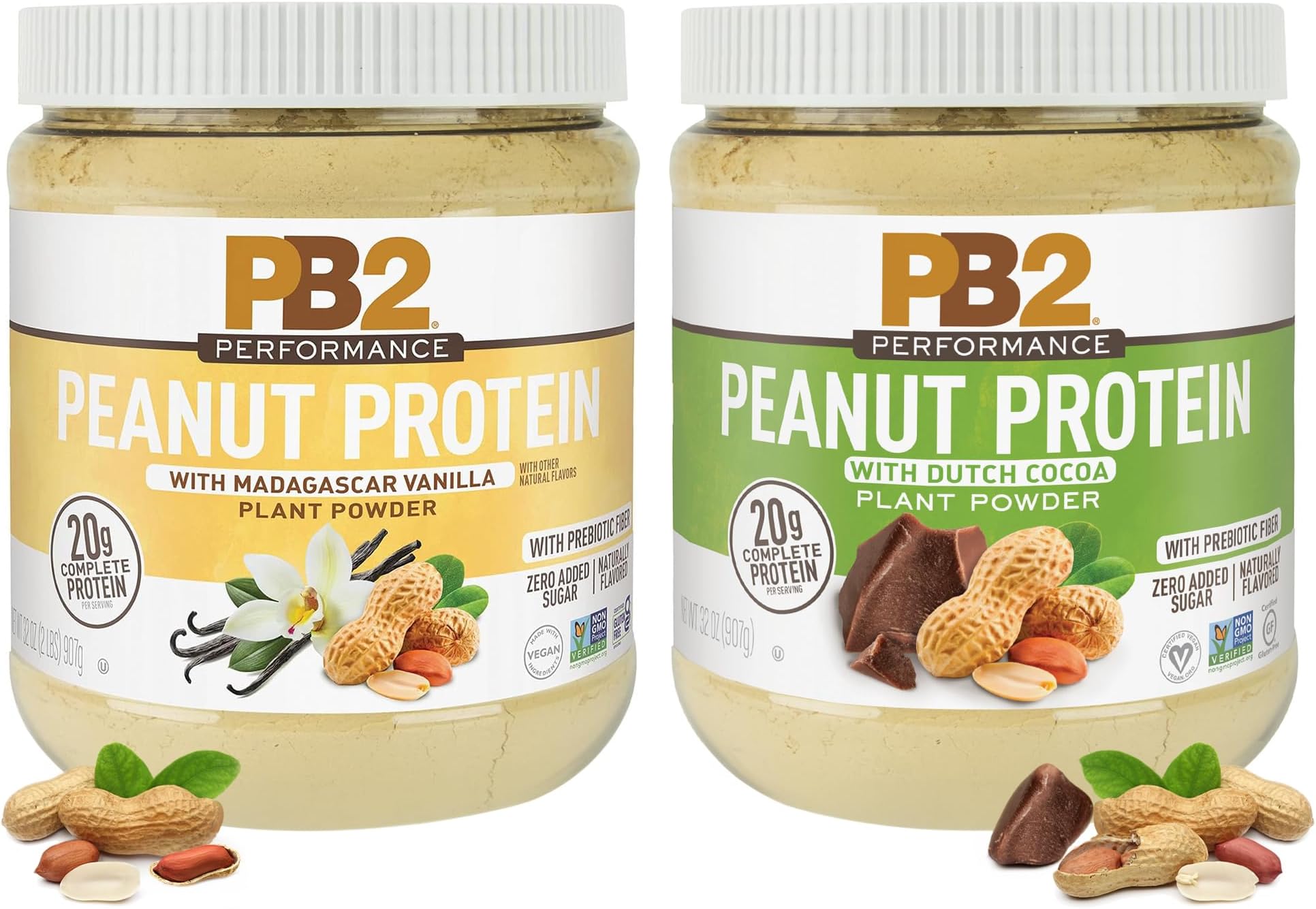 Amazon.com: PB2 Performance Peanut Protein Powder Bundle - Dutch Cocoa ...