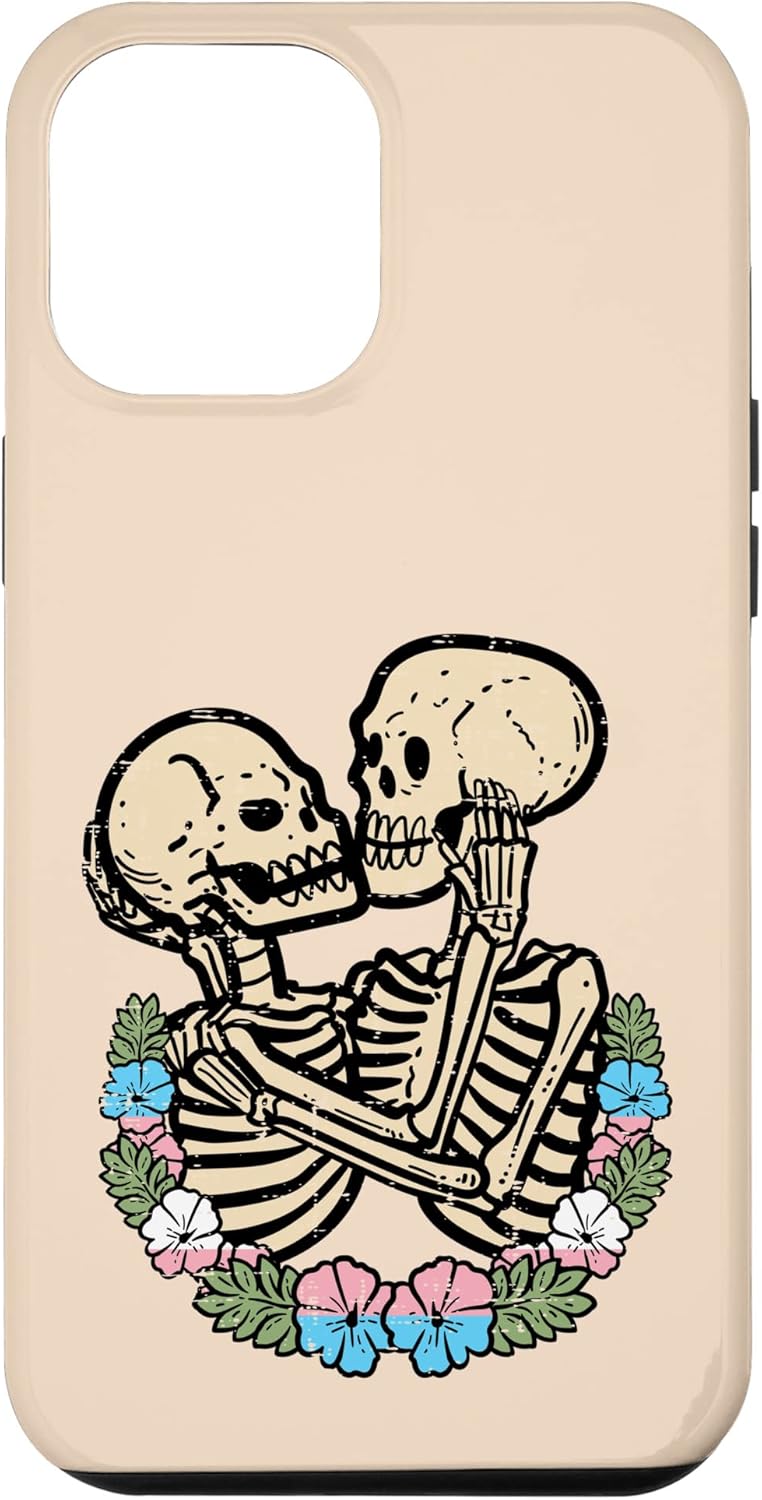 Amazon.com: iPhone 12 Pro Max Transgender Skeletons Kissing Trans Pride ...