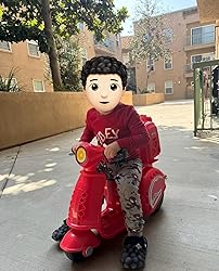 Amazon.com: Play-Doh Pizza Delivery Scooter Playset, Large Ride-On Play ...